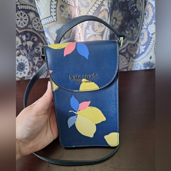 kate spade | Bags | Kate Spade Yellow And Blue Crossbody Bag Vibrant ...